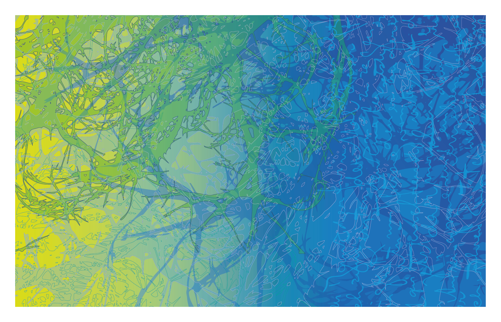 Colorful tablecloth in cheerful colours, with a striking design ...