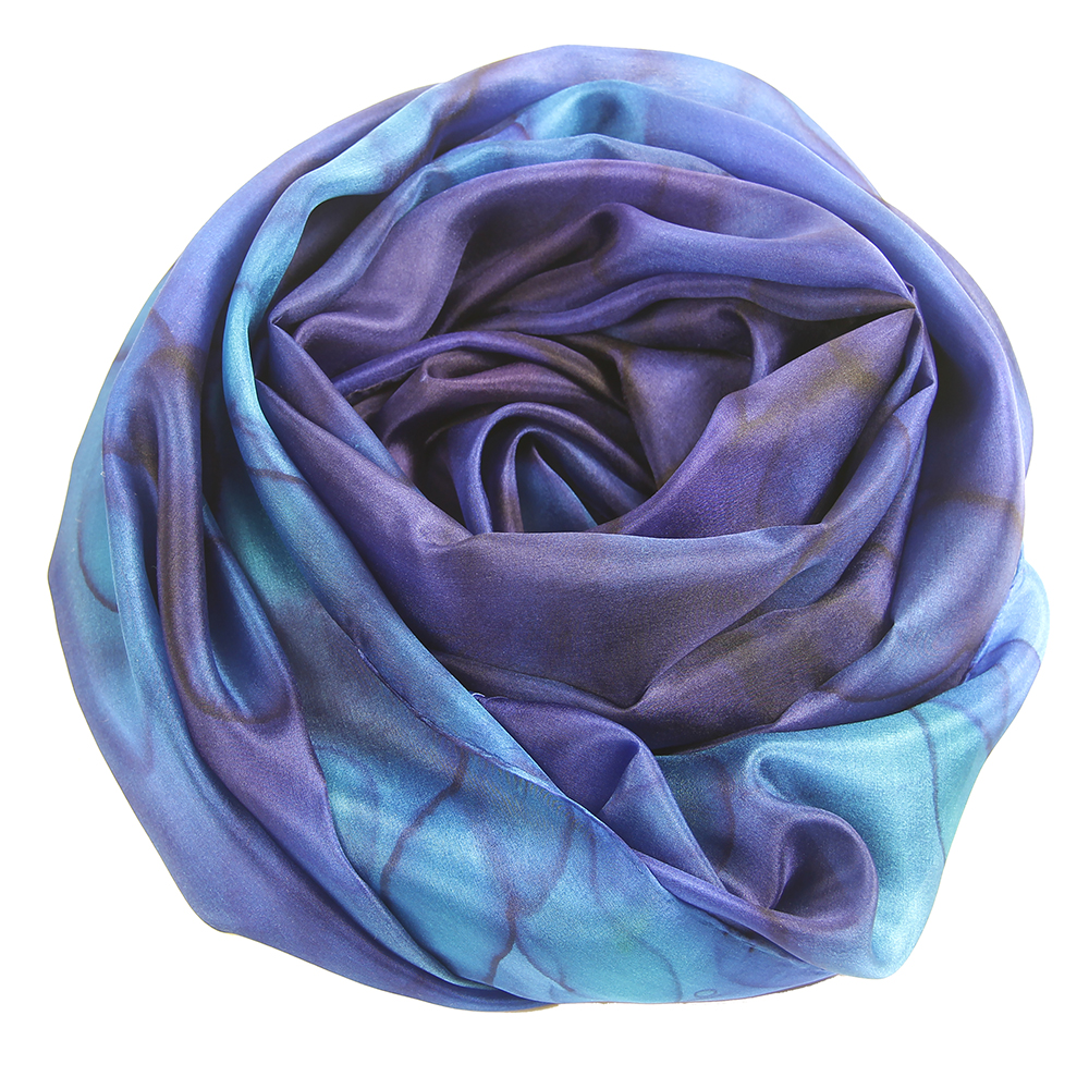 Pongé silk scarves, hand-painted. Exclusive design. | Colorsofellen Shop