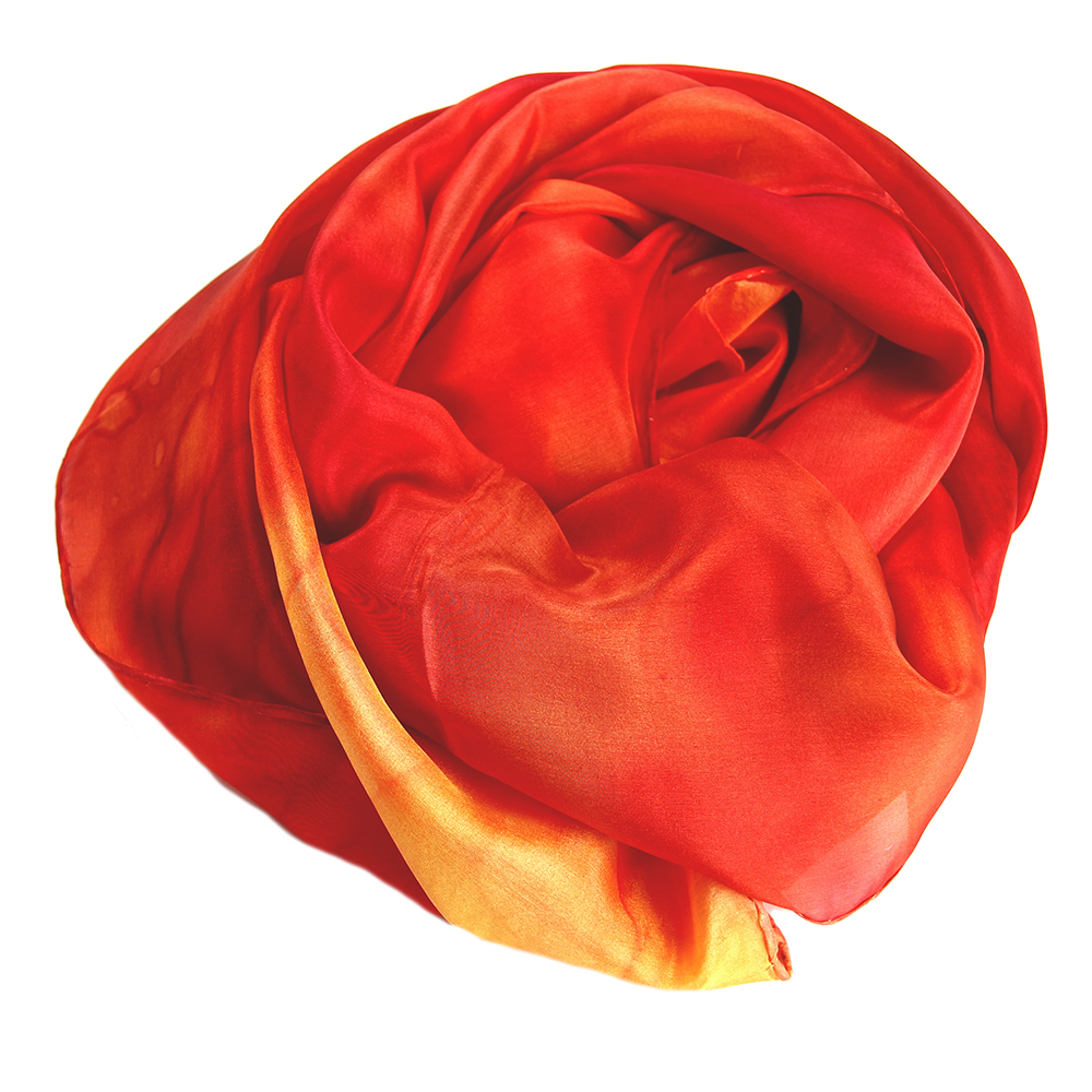 Handpainted pongé silk scarves | exclusive | colorsofellen ...
